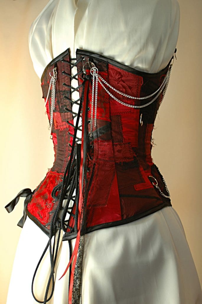 Steampunk patchwork corset | Bound By Obsession