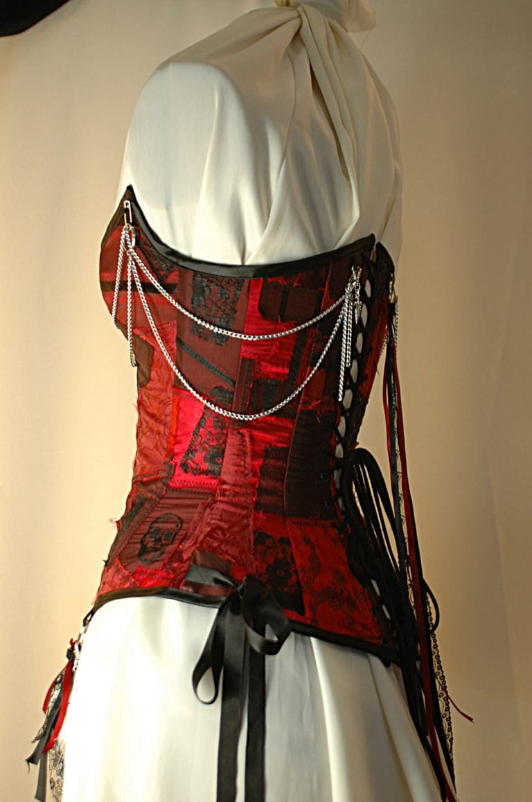 Steampunk patchwork corset | Bound By Obsession